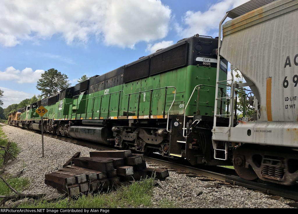 EX-BN EMD SD60M 6025 runs fifth